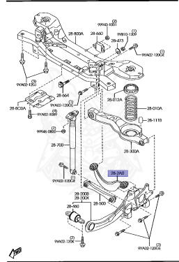 BBM2-28-C10 - Mazda - Rear Upper Arm - Nengun Performance