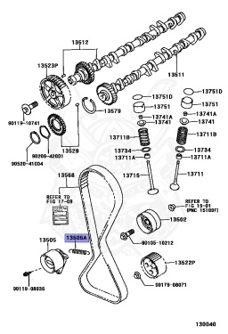 90506-13003 - Toyota - Tension Spring (for Idler) - Nengun Performance