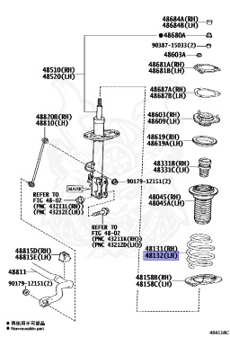 48131-58370 - Toyota - Front Coil Spring, Lh - Nengun Performance