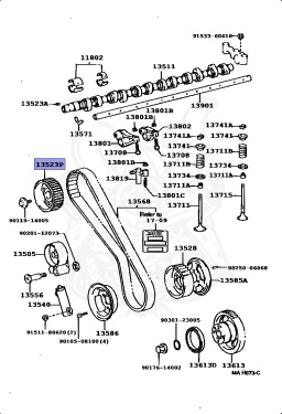 13523-17010 - Toyota - Camshaft Timing Pulley - Nengun Performance