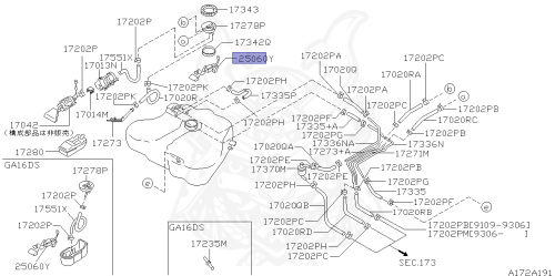 25060-0E000 - Nissan - Fuel Level Sensor - Nengun Performance