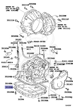 35106-12100 - Toyota - Automatic Transaxle Oil Pan Sub-assy - Nengun ...