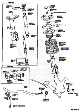 48158-12020 - Toyota - Spring Support - Nengun Performance