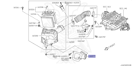 16554-EV10A - Nissan - Air Duct - Nengun Performance