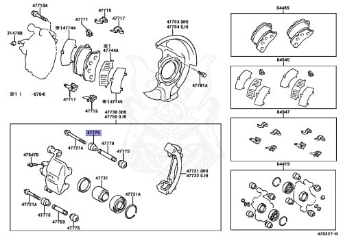47775-32010 - Toyota - Bushing Dust Boot - Nengun Performance