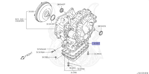 31397-1XF0C - Nissan - Oil Pan Gasket - Nengun Performance