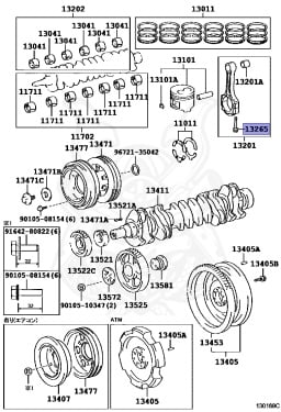 13265-17010 - Toyota - Connecting Rod Bolt - Nengun Performance