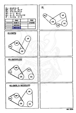 99364-21090 - Toyota - Belt, V (cooler Compressor To Crankshaft Pulley ...