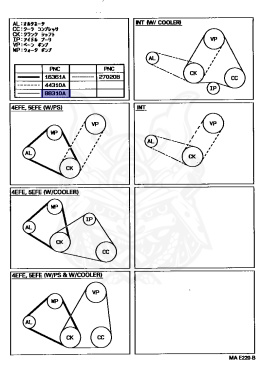 99364-21090 - Toyota - Belt, V (cooler Compressor To Crankshaft Pulley ...