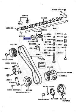 13801-17010 - Toyota - Valve Rocker Arm Sub-assy, No.1 - Nengun Performance