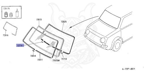 72714-35B00 - Nissan - Spacer, Glass - Nengun Performance