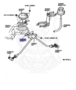 25628-52011 - Toyota - EGR System Gasket - Nengun Performance