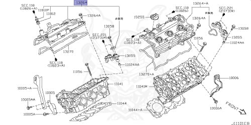13264-JN01A - Nissan - Rocker Valve Cover Assembly - Nengun Performance