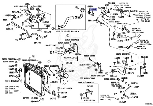 16346-66020 - Toyota - Thermostat Gasket - Nengun Performance