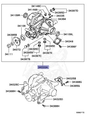 MR222000 - Mitsubishi - Rear Differential Carrier Assy - Nengun Performance