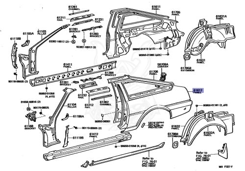 61602-1E040 - Toyota - Quarter Panel, Lh - Nengun Performance