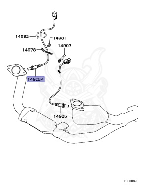 MD365014 - Mitsubishi - Engine Control Oxygen Sensor - Nengun Performance