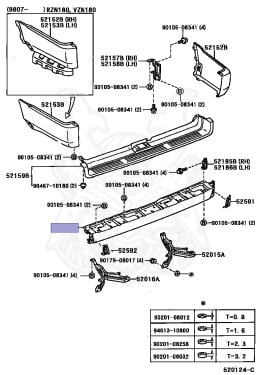 52105-35170-D0 - Toyota - Rear Bumper Assy - Nengun Performance