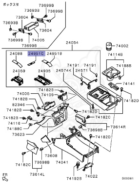 8015A067 - Mitsubishi - A/T Shift Indicator Slider - Nengun Performance
