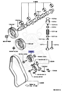 13503-54030 - Toyota - Timing Belt Idler Sub-assy, No.2 - Nengun ...