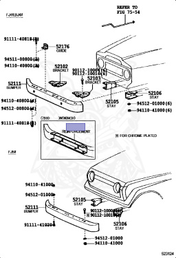 52131-60010 - Toyota - FRONT BUMPER REINFORCEMENT - Nengun Performance