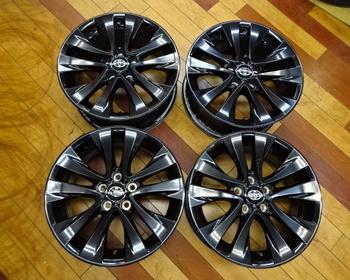 Toyota - 4 genuine Alphard 18-inch wheels (painted black) - Nengun ...
