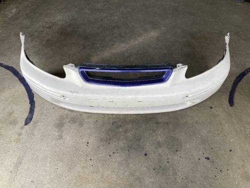 Honda - Poor condition! EK Civic early model genuine front bumper ...